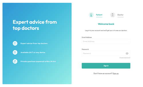 Split Webflow Signup Freebie | Free Webflow Component
